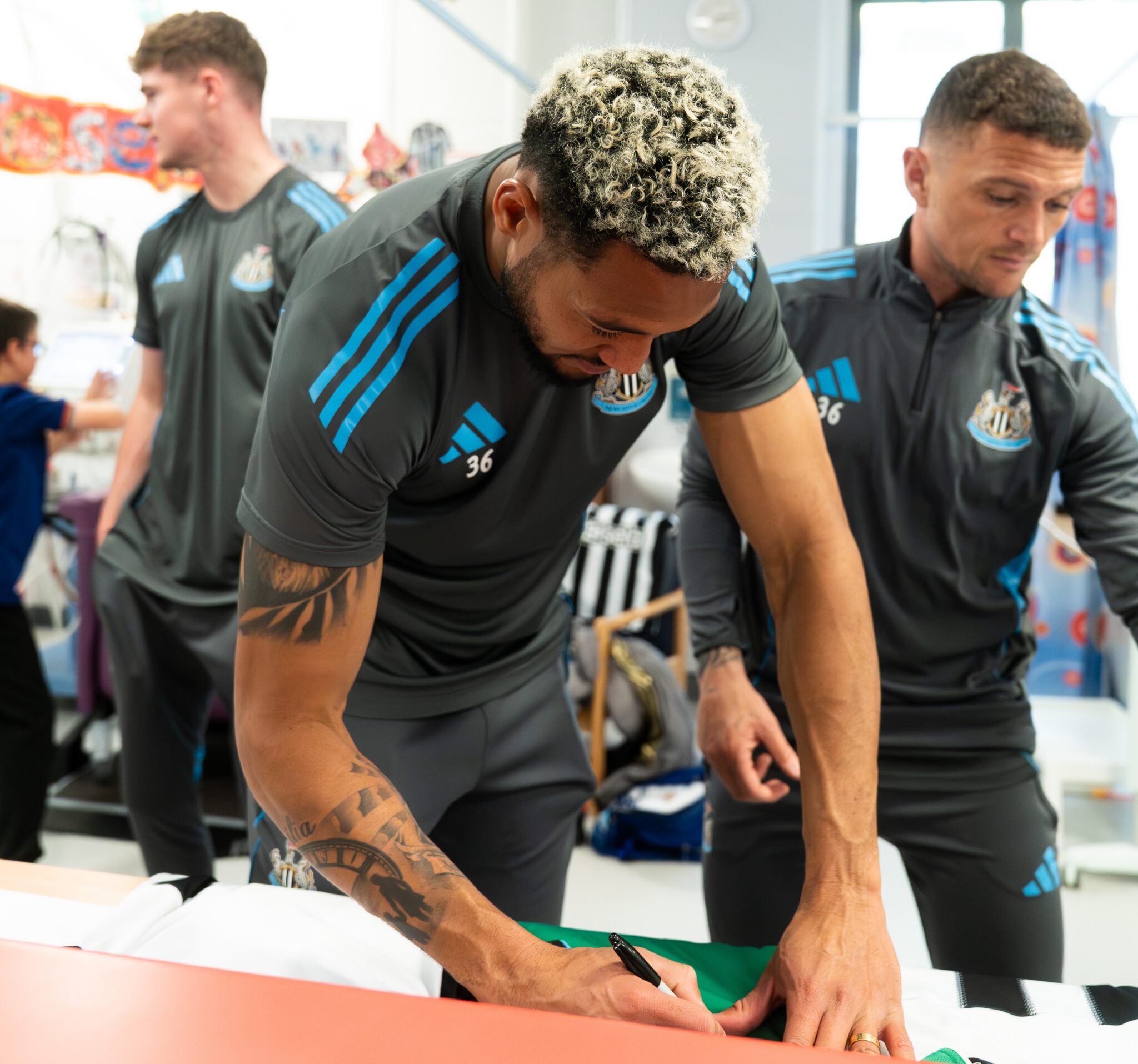 Kieran Trippier, Joelinton and Alex Murphy make special visit to ...